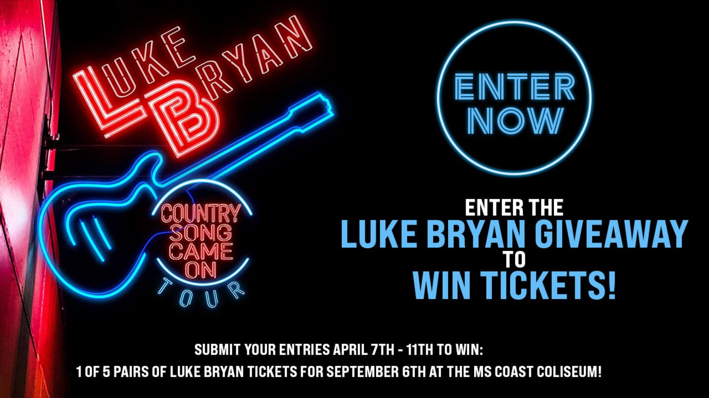 Luke Bryan Ticket Giveaway - Gulf Coast Weekend